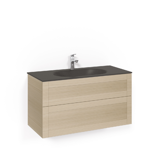 Macro Design - Crown kommod 1000x450 med glastvättställ